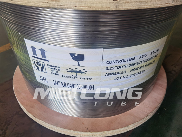 Hydrostatic Tested Chemical Injection Line 3 8 Stainless Steel Tubing ...
