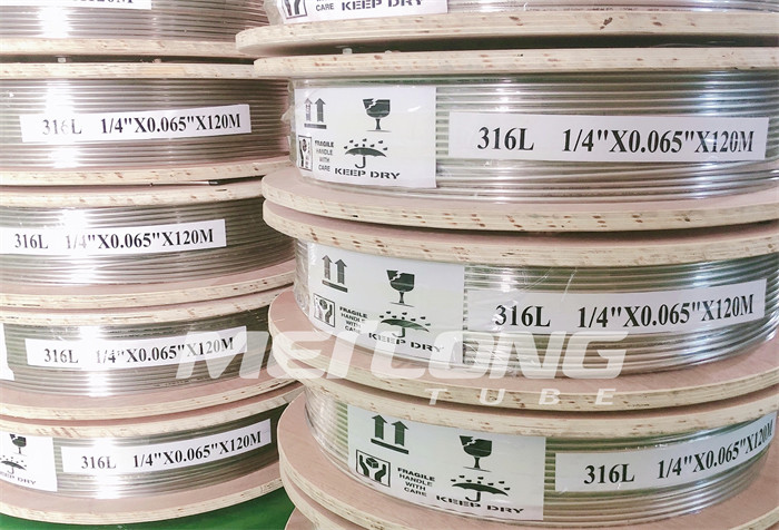 Seamless Redrawn Capillary Stainless Steel Tubing Coil 3 4 Chemical ...