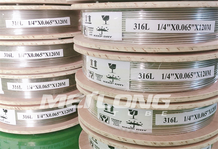 Stainless Steel 316L Capillary Line Control Line Coiled Tubing